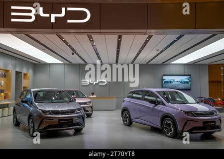 BYD car showroom, China Stock Photo - Alamy