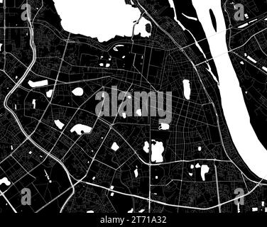 Urban vector city map of Hanoi, Vietnam Stock Vector Image & Art - Alamy