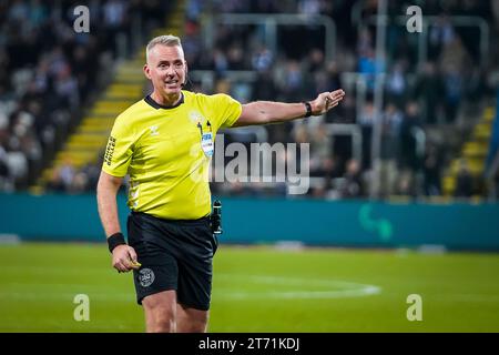 Odense, Denmark. 12th, November 2023. Tobias Slotsager (28) of OB seen ...