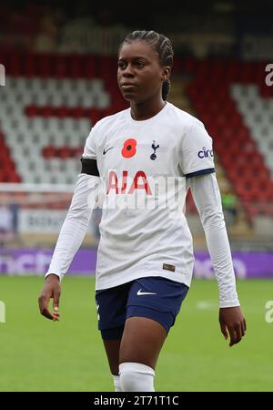 Jessica Naz of Tottenham Hotspur Women looks on during the Barclays ...