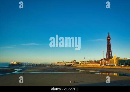 Cityscape photo taken in Blackpool Stock Photo - Alamy