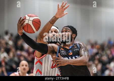 Mo Walker of Leicester Riders during pre match warm ups ahead of the ...