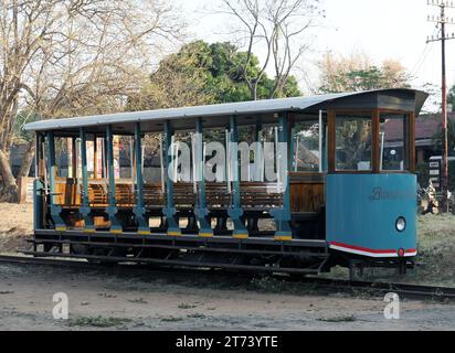Bamba Tram, Victoria Falls town, Zimbabwe, Africa Stock Photo - Alamy