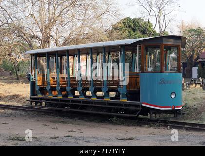 Bamba Tram at Victoria Falls, Zimbabwe Stock Photo - Alamy