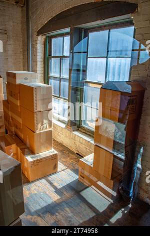 The sixth-floor corner window of the Texas School Book Depository in ...