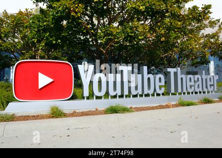 YouTube Theater located under the same structure that houses SoFi ...