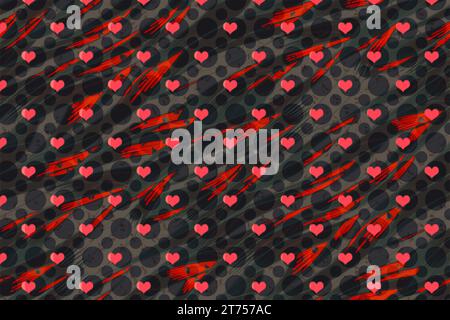 Abstract picture of the heart. Creative marbling heart pattern ...