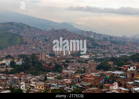 Simple houses, Favela, Comuna 13, Medellin, Colombia Stock Photo - Alamy