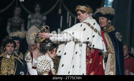 NAPOLEON, from left: Vanessa Kirby as Empress Josephine, Joaquin ...