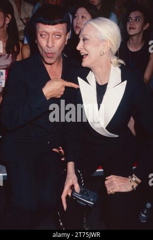 Joey Arias and Carmen Dell'Orefice attend NYC 2000 Millennium Fashion ...