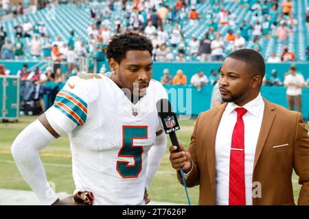 NFL Network reporter Cameron Wolfe before an NFL football game between ...