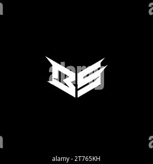 BS Premium Initial Gaming Logo designs, themes and templates for gaming ...