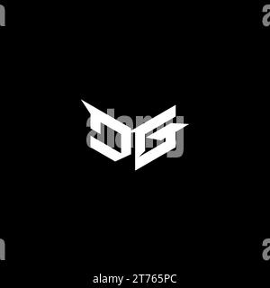 DG Premium emblem logo initial esport and gaming design concept Stock ...