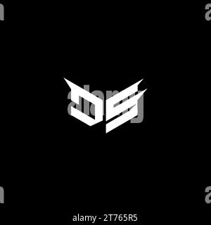 DS Premium emblem logo initial esport and gaming design concept Stock ...