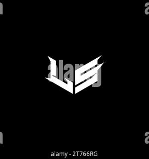 LS Premium emblem logo initial esport and gaming design concept Stock ...