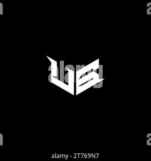 UB Premium emblem logo initial esport and gaming design concept Stock ...