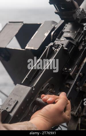 Marine Corps, U.S.N. Machine Gun Unit Demonstration at Ball Park, 1917 ...