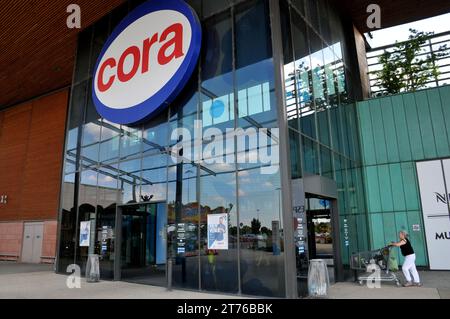 15 June 2023/ Cora strasbourg food market in Mudolheim strasbourg ...