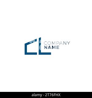 Creative minimalist letter CL logo design vector illustration Stock ...
