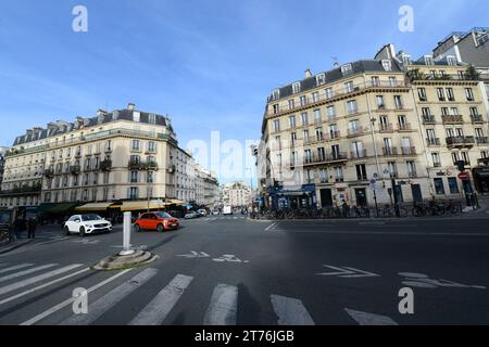 Beautiful buildings around the junction of L'Eurydice, Rue Monge and ...
