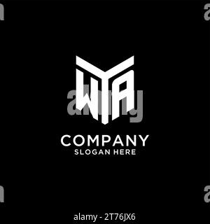 WYA logo. WYA letter. WYA letter logo design. Initials WYA logo linked ...