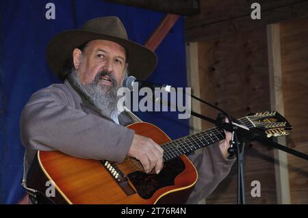 Folk singer Phil Garland performing at 150th Westland Anniversary ...