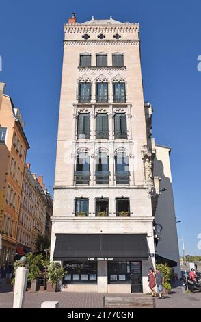 The beautiful Maison Blanchon, built in 1848, a remarkably early date ...