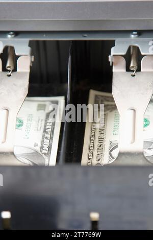 Open Cash Register Drawer Close up with Money Stock Photo - Alamy