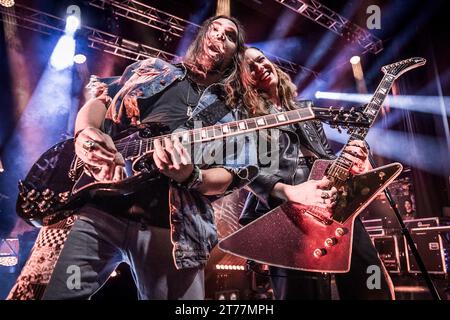 Lzzy Hale of Halestorm performing live in Oslo on 22 June 2023 Stock ...