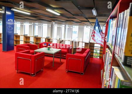 Moravian Library, Brno. 14th Nov, 2023. U.S. Ambassador to Czech ...