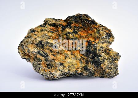 Gneiss is a metamorphic rock of high degree of metamorphism. Sample ...
