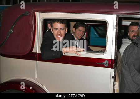 Blake Roman attends the "Harmony" Broadway opening night at The Ethel ...