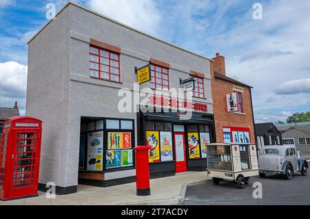 Traditional 1940s 1950s High Street shops at the Black Country Living ...