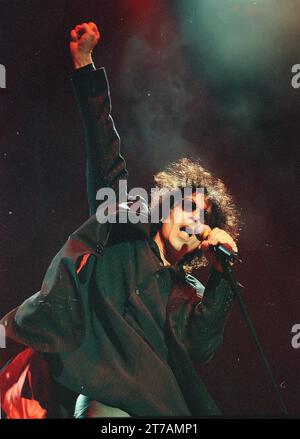 J Giles June 23 1999 singing in concert at the Tweeter Center in ...