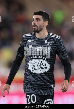 Monaco, Monaco. 5th Nov, 2023. Pierre Lees-Melou of Stade Brestois 29 ...