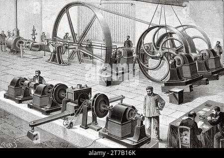 Remote motive force transport experiment conducted by Hippolyte ...