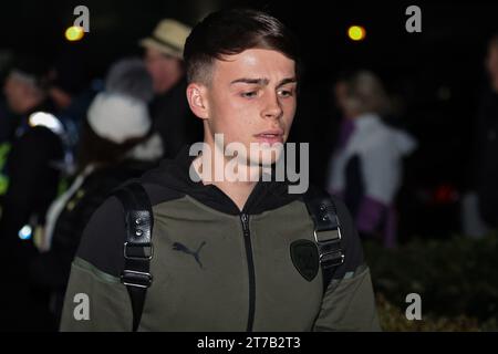 Joe Ackroyd of Barnsley arrives during the Sky Bet League 1 match ...