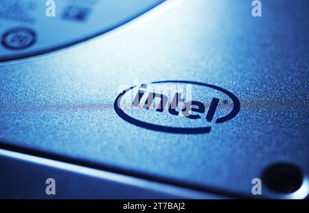 Signs and symbols, Intel logo Stock Photo - Alamy