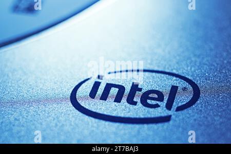 Signs and symbols, Intel logo Stock Photo - Alamy