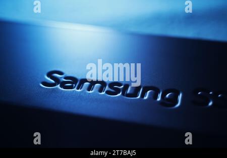 Signs and symbols, Samsung logo Stock Photo - Alamy