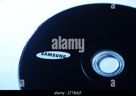 Signs and symbols, Samsung logo, a solid state drive Stock Photo - Alamy