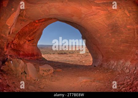 Beehive Cave below East Rocks of New Wave, Beehive Trail, Glen Canyon ...