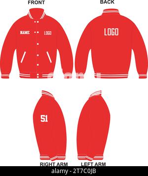 Soft shell Jackets Mock ups Stock Vector Image & Art - Alamy