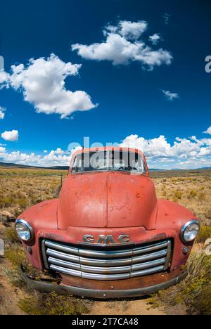 Decommissioned classic car, combustion engine, energy transition ...