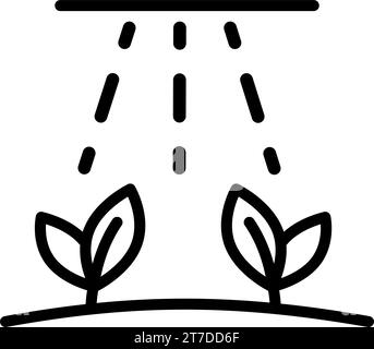 irrigation system icon, watering plants vector Stock Vector Image & Art ...
