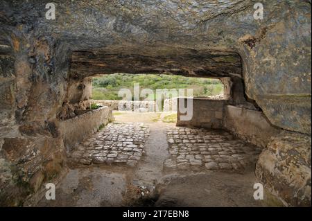 Modica. Quarry of Spica. the Catacombs. Sicily. Italy Stock Photo - Alamy