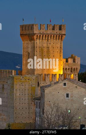 Italy Marche Offagna the fortress Stock Photo - Alamy