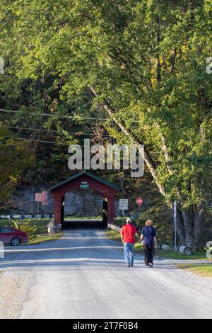 Arlington Green Covered Bridge carries Covered Bridge Road across the ...