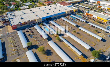 Walmart super market and parking, super mercado Walmart Solidaridad y ...