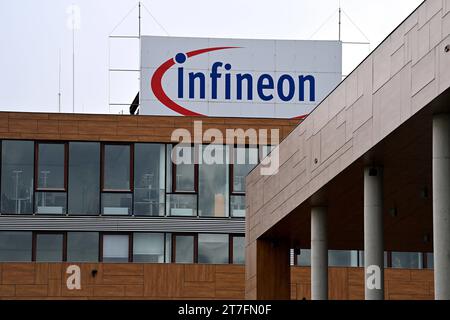 Headquarters of Infineon Technologies AG, Neubiberg near Munich ...
